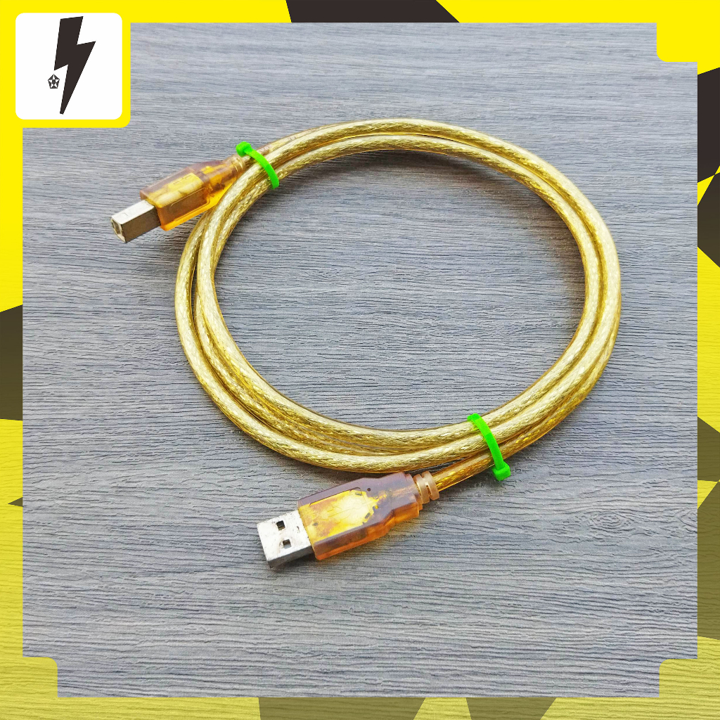 Jual Kabel Data Printer USB Type A Male to B Male 50cm | Shopee Indonesia