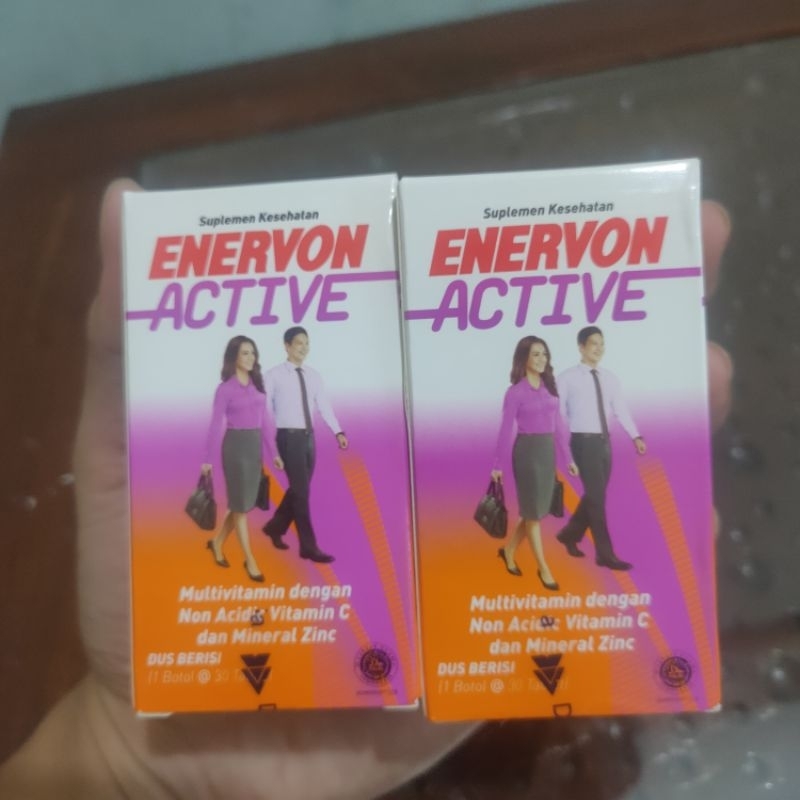 Jual Enervon Active Multivitamin Untuk Menjaga Daya Tahan Tubuh (1 Box ...