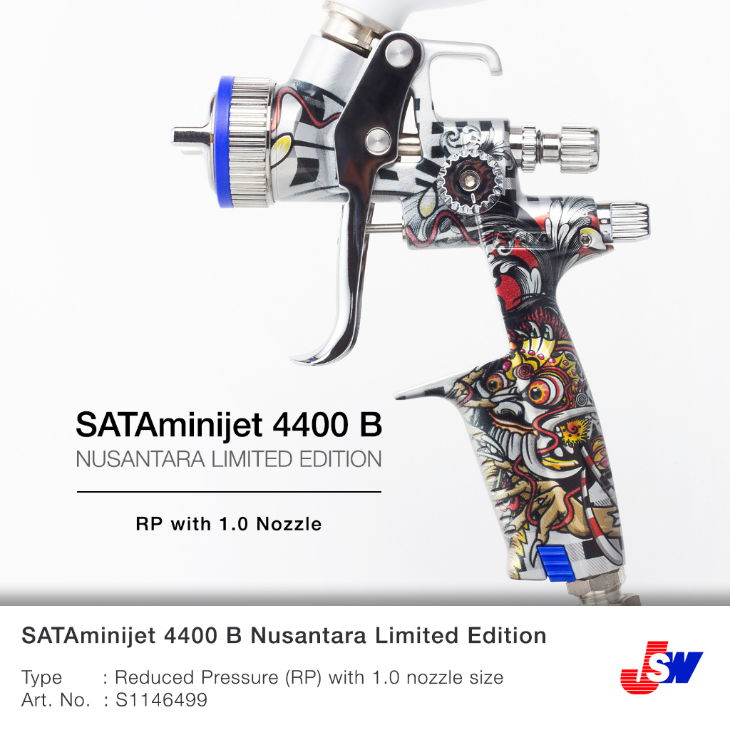 Jual Spray Gun SATA Minijet 4400B RP nozzle 1.0 SR Nusantara Limited ...
