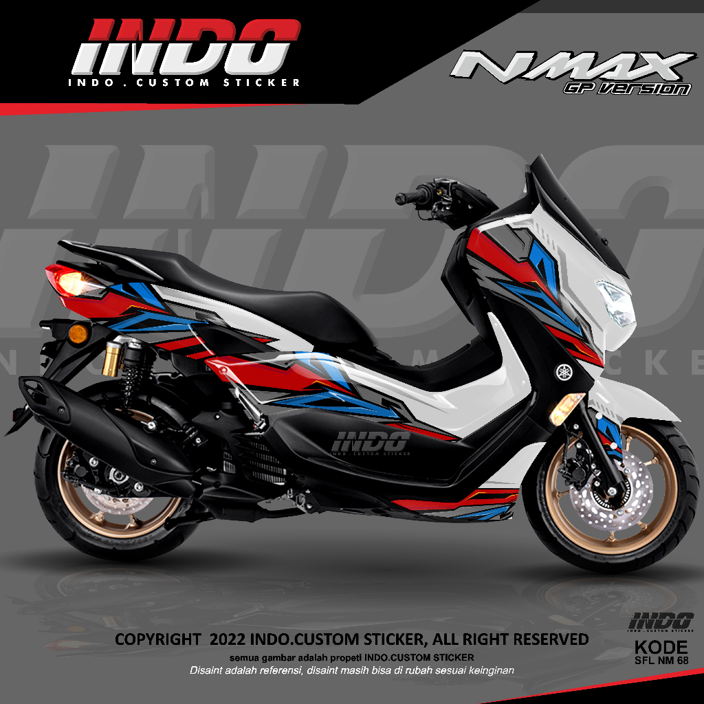 Jual decal nmax new full body sticker nmax kode SFL NM 68 | Shopee ...