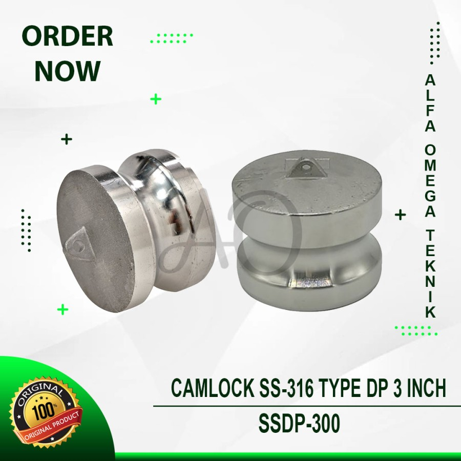 Jual CAMLOCK 3 INCH TYPE DP SELANG INDUSTRI HOSE COUPLING SS-316 3 ...