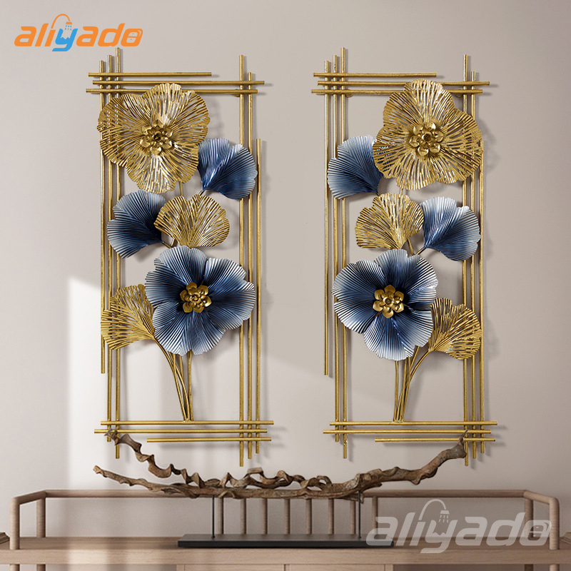 Jual 2 pcs Kemasan Aman Wall Decor Ginkgo biloba Dekorasi Kelopak Tiga ...