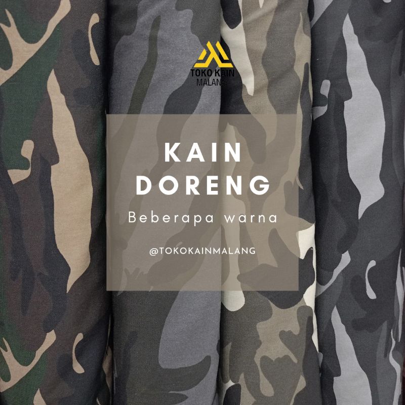 Jual KAIN DORENG METERAN (HARGA PER 0.5 METER) | Shopee Indonesia