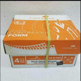 Jual KERTAS CF / KERTAS CONTINUOUS FORM PAPERLINE CF K4 W PRS ( CTN ) | Shopee Indonesia