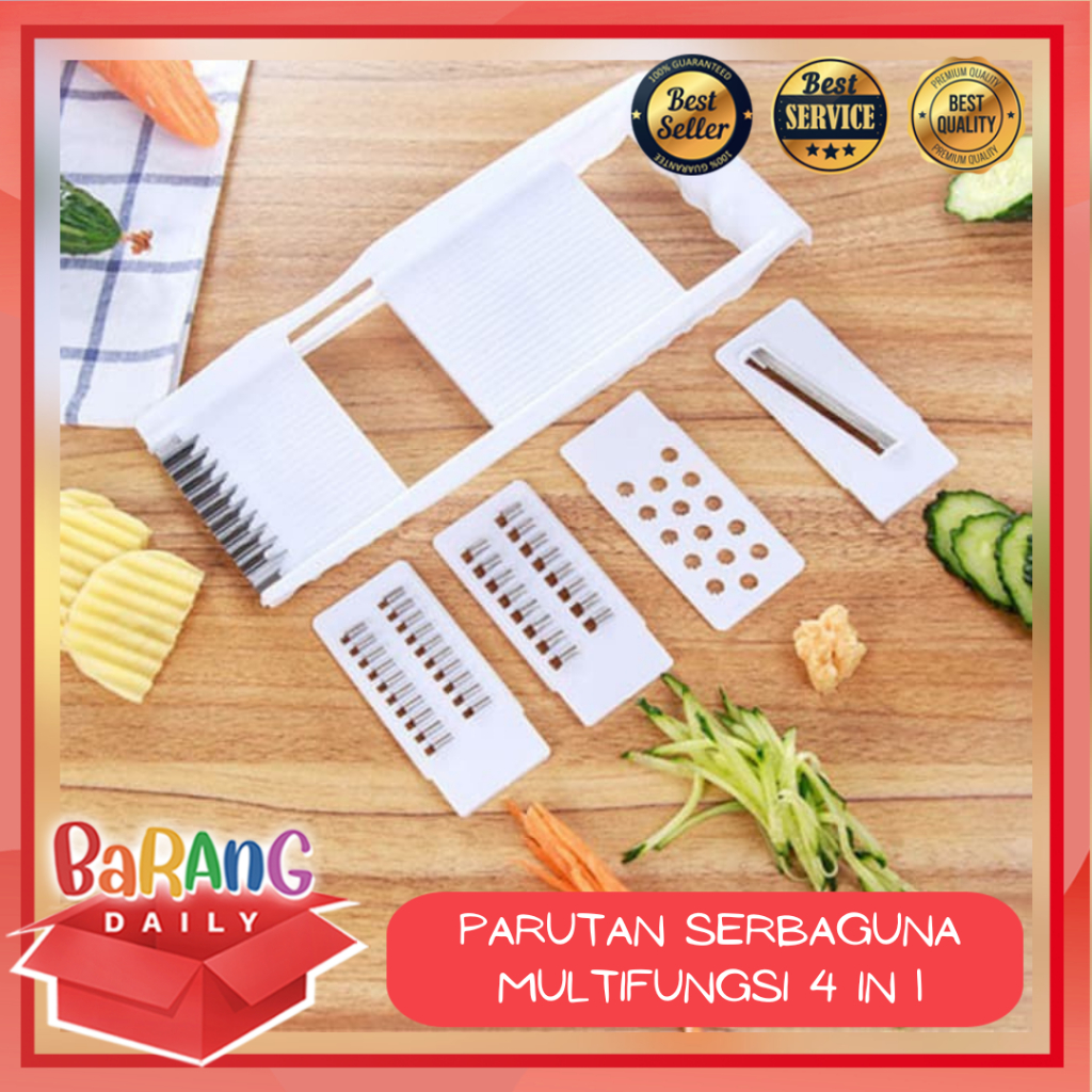 Jual Parutan Serbaguna Multifungsi 4 in 1/ Alat Pemotong Buah & Sayur ...