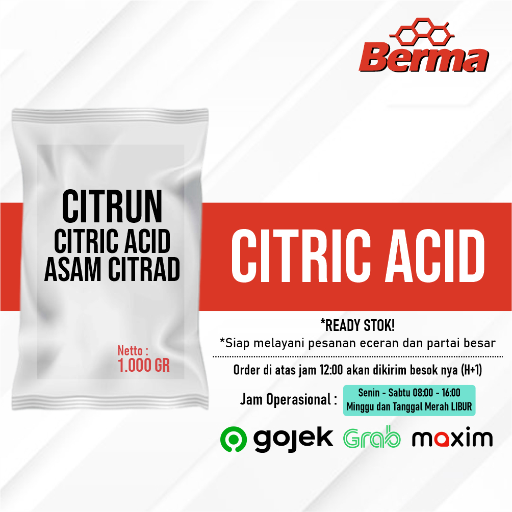 Jual CITRUN/CITRIC ACID/ASAM CITRAD 1 KG | Shopee Indonesia