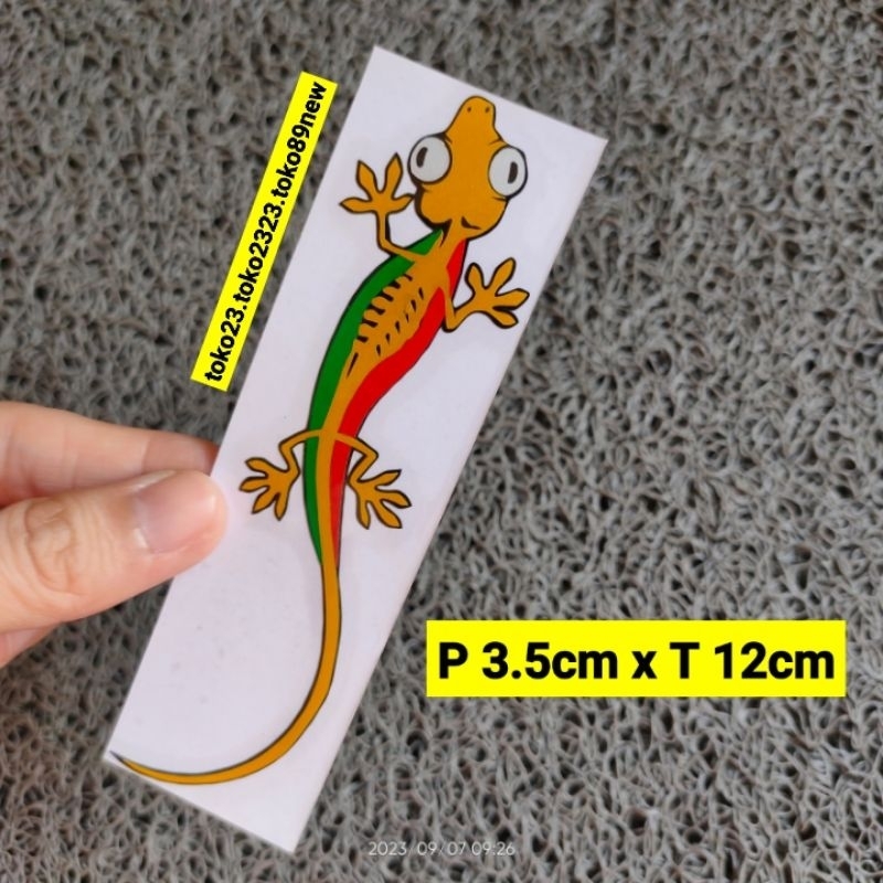 Jual stiker cutting motor keren stiker gambar cicak | Shopee Indonesia