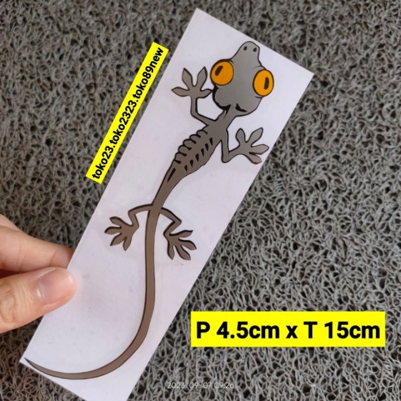 Jual stiker cutting motor keren stiker gambar cicak | Shopee Indonesia