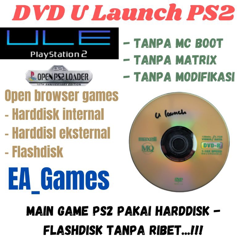 Jual Kaset dvd U launch ps2 | Shopee Indonesia