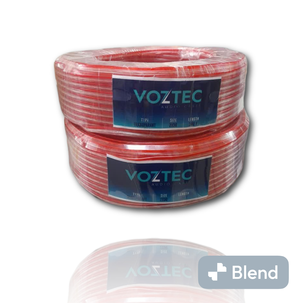 Jual KABEL AUDIO TRANSPARAN VOZTEC PANJANG 100 YARD | Shopee Indonesia