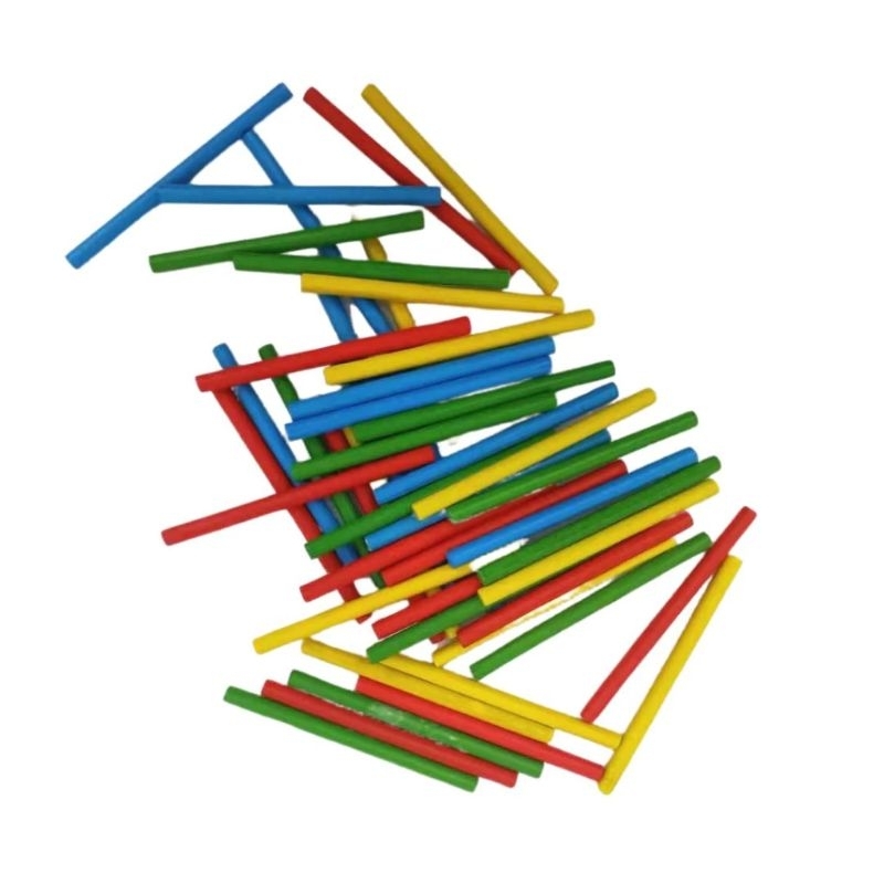 Jual counting game stick mainan kayu stik berhitung | Shopee Indonesia