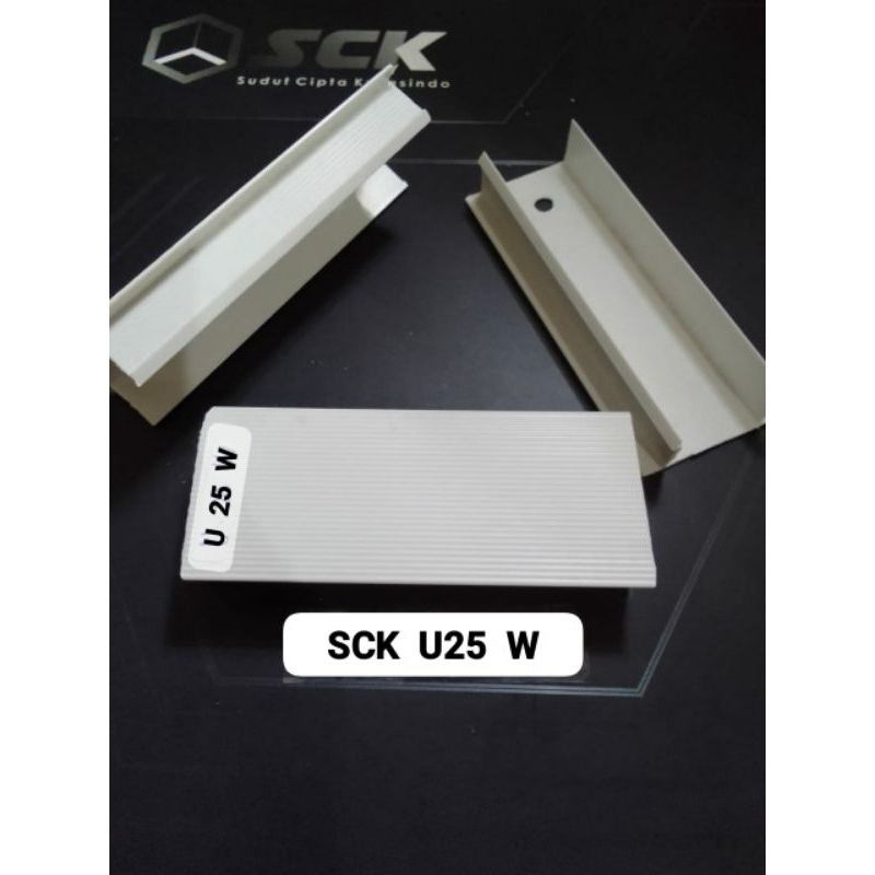 Jual Eceran, Tali air / U Channel / Groove Joint SCK U25 W PVC | Shopee ...