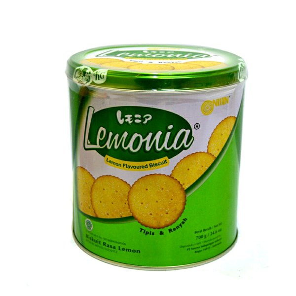 Jual Lemonia Nissin Cookies Kaleng 650GR Camilan Biskuit Rasa Lemon ...