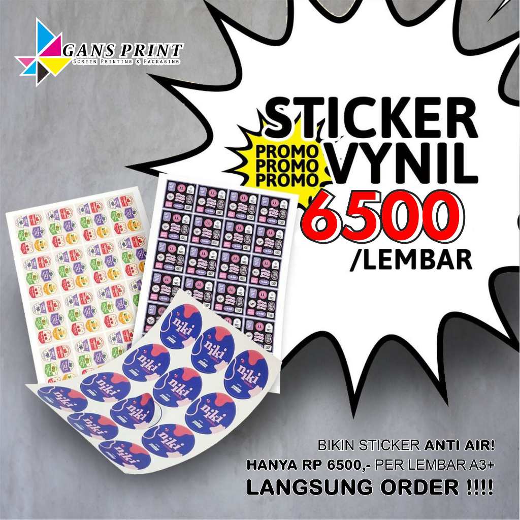 Jual Cetak Label Kemasan Stiker Vinyl Susu Anti Air Cocok Untuk Label ...