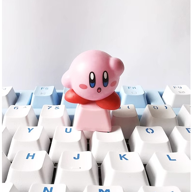 Jual Cute Kirby Keycaps Mechanical Keyboard, artisan custom keyboard ...