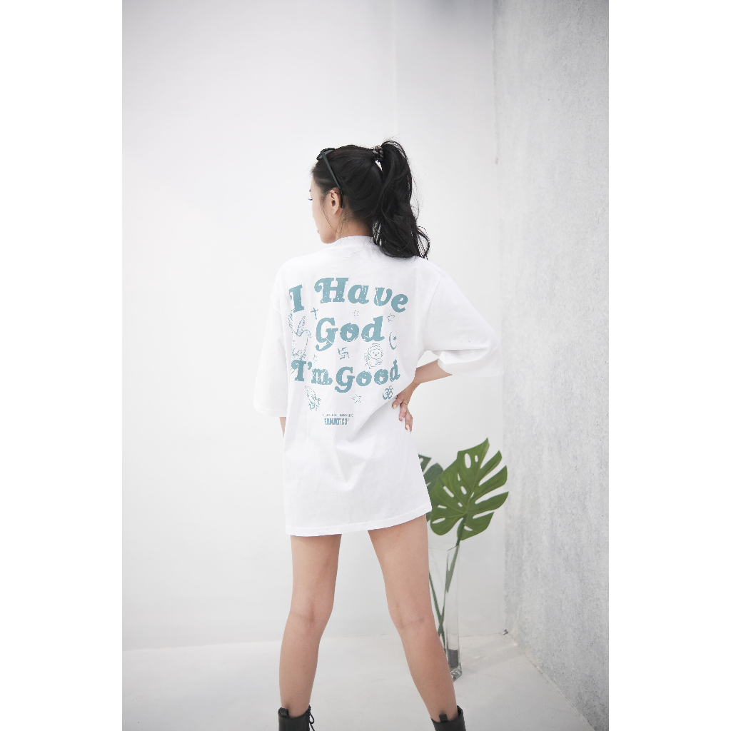 Jual FANATICO I have GOD I'm Good Oversize Tee | Oversize Tshirt ...