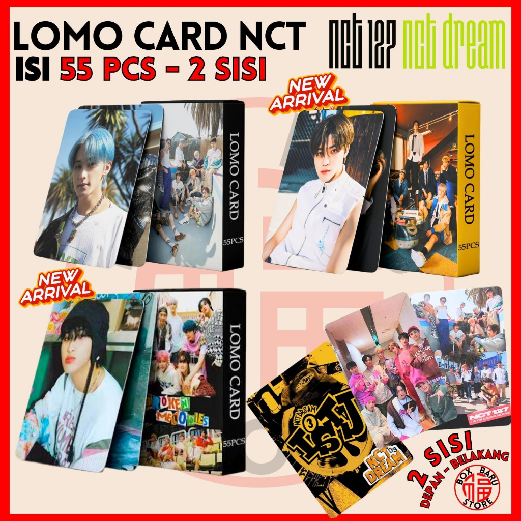Jual [BOX Baru Store] Lomo Card NCT Dream NCT 127 55pcs 30pcs Photocard ...