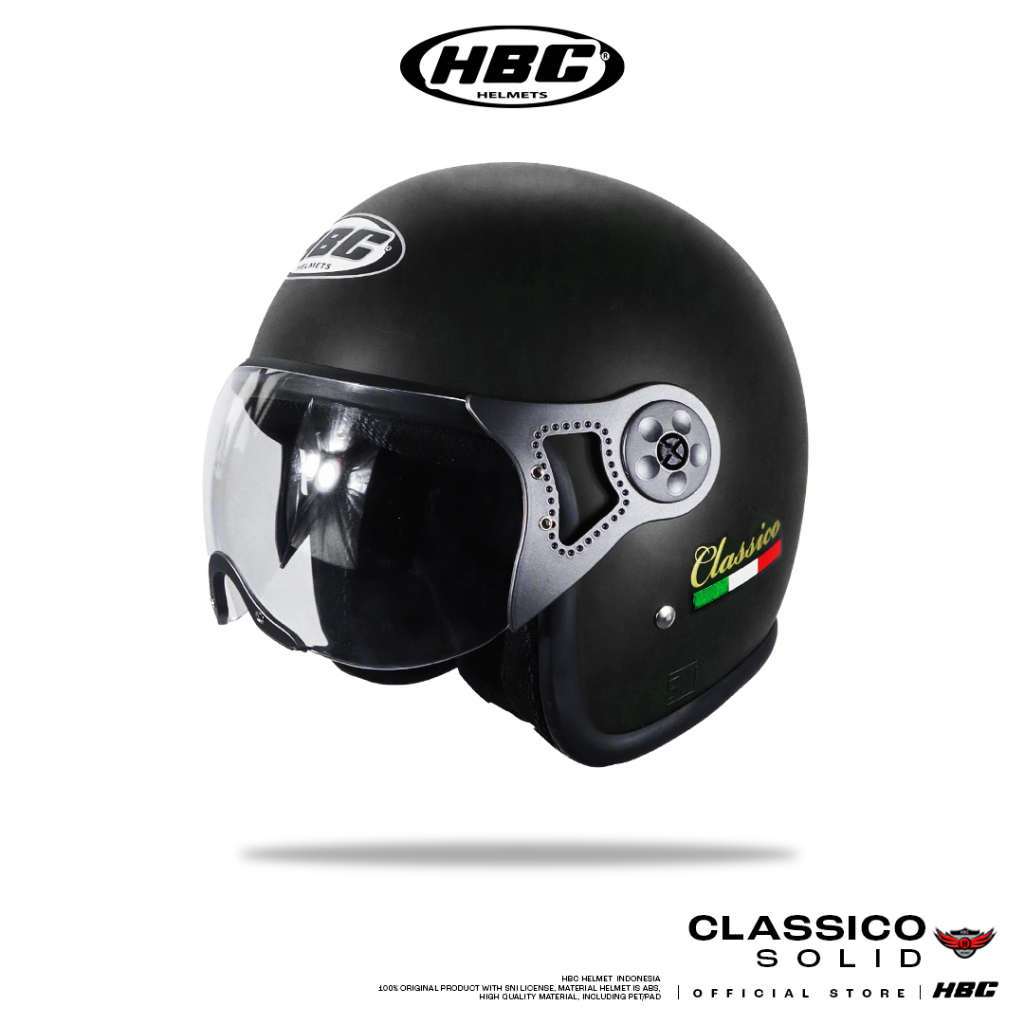 Jual HBC Helm Classico Solid | Shopee Indonesia