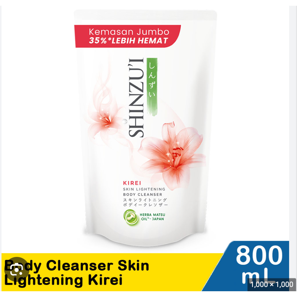 Jual Sabun Cair Shinzui Jumbo ukuran 800ml Kirei (Pink) | Shopee Indonesia
