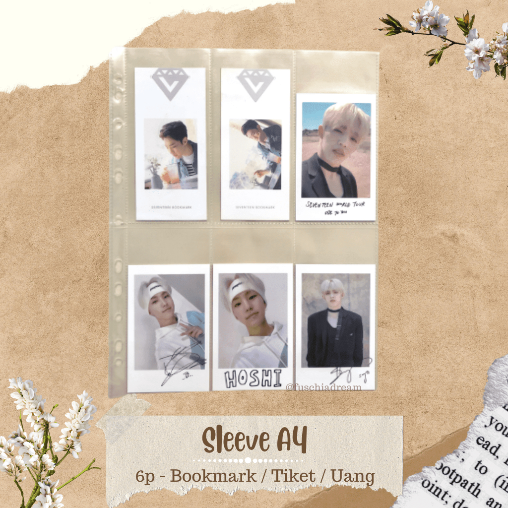 Jual Sleeve Pocket A4 1P/2P/3P/4P/5P/6P/8P/9P/10P/12P/20P for Photocard Postcard KPOP ...