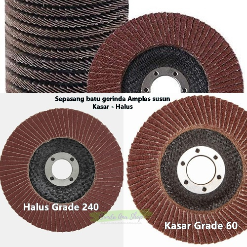 Jual Sepasang Batu Gerinda Amplas Susun 4 inchi kasar dan halus ...