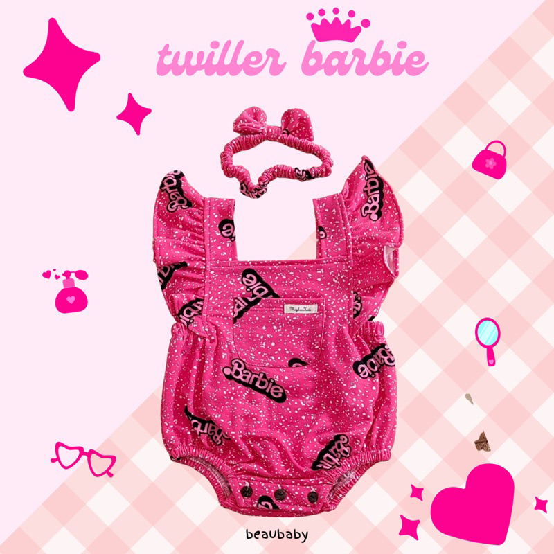 Jual BEAUBABY jumper barbie bayi | romper twiller barbie bayi mybee ...