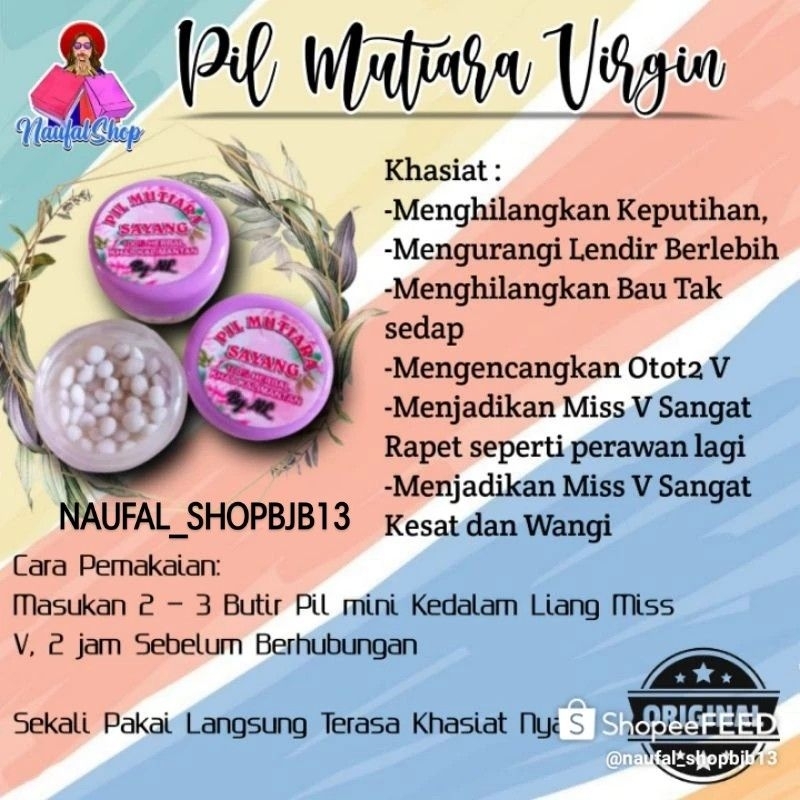 Jual PIL MUTIARA SURGA/PIL BUJANG MINI isi -+50butir (AMPUH MERAPATK*N ...