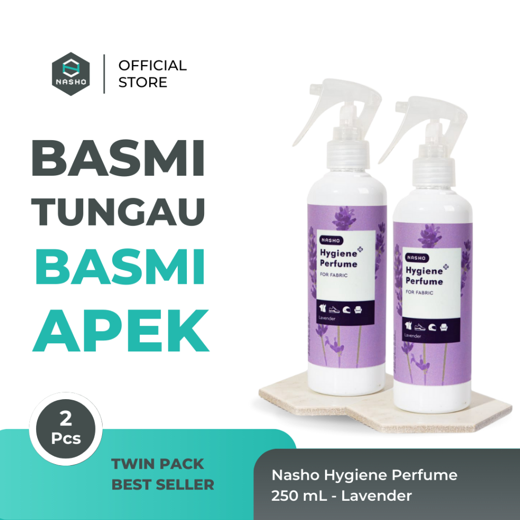 Jual [TWIN PACK BEST SELLER] Nasho Hygiene Perfume Disinfektan Kain ...