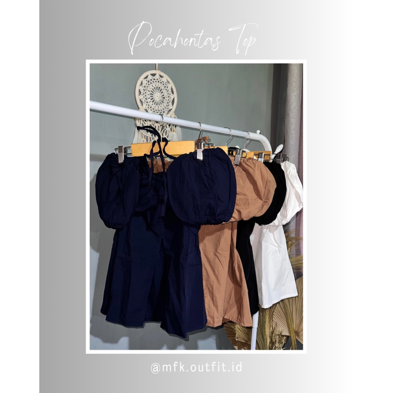 Jual Pocahontas Top Shopee Indonesia