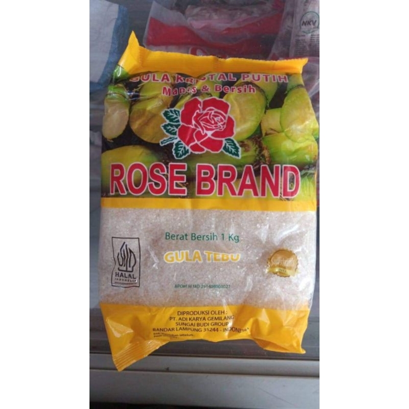 Jual GULA PASIR ROSE BRAND 1 KG | Shopee Indonesia
