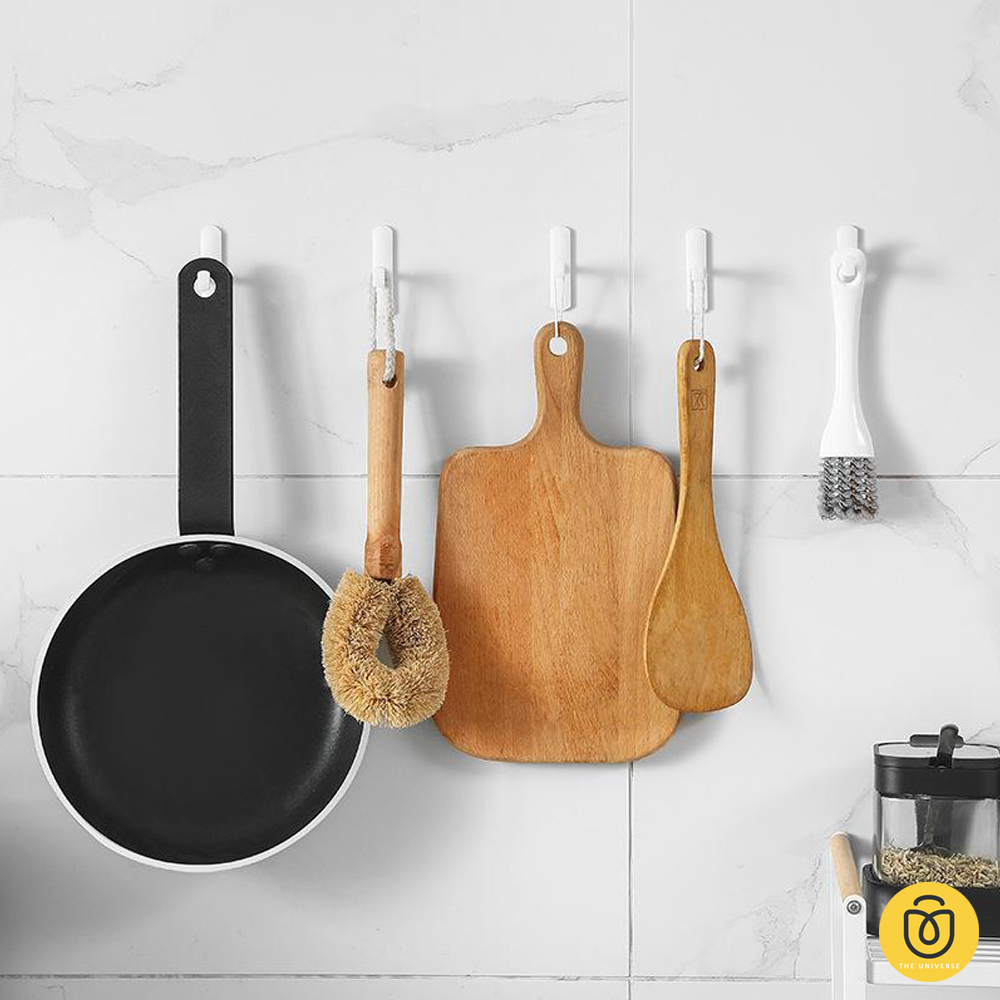 Jual 1 set (5pcs) Tempelan Dinding Gantungan Bentuk T Gantungan Warna ...