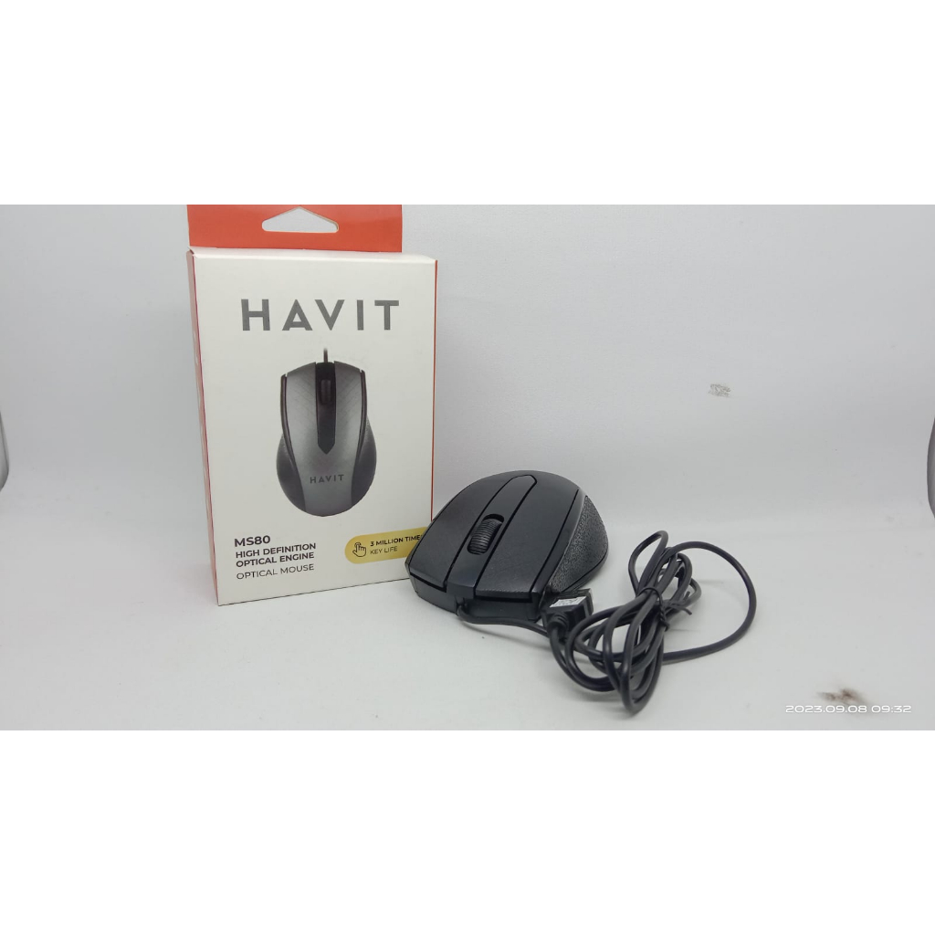 Jual Havit HV-MS80 Optical Wired Mouse | Shopee Indonesia