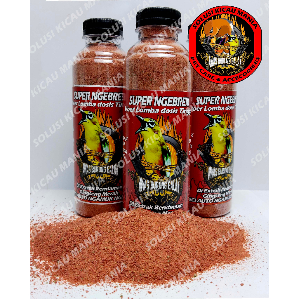 Jual SUPER NGEBREN VOER LOMBA PLECI PREMIUM DOSIS TINGGI 175GRAM ...