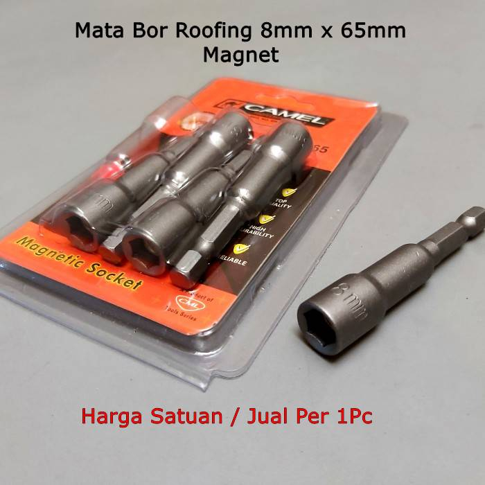 Jual Mata Bor Roofing Camel 8mm x 65mm - Mata shock Roofing - mata ruping | Shopee Indonesia