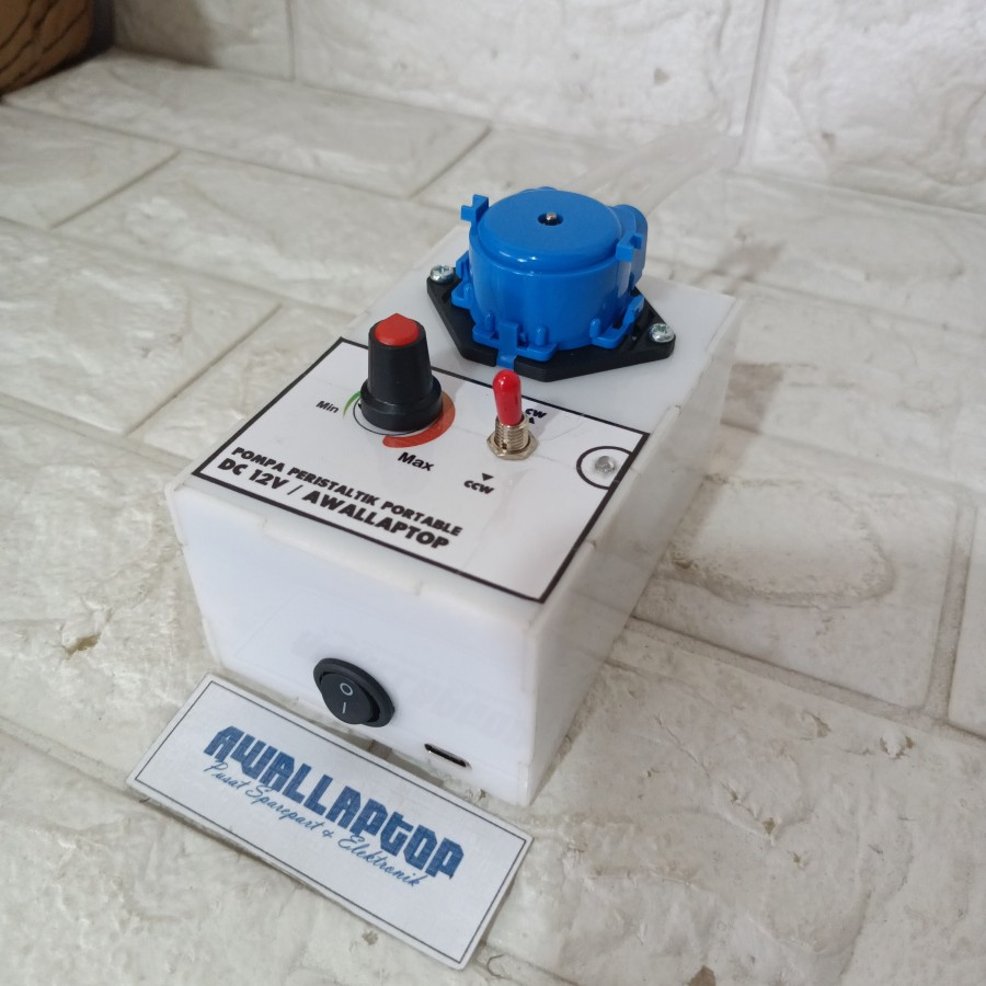 Jual peristaltik pump portable 1x3 2x4 3x5mm rechargeable pompa dosing ...