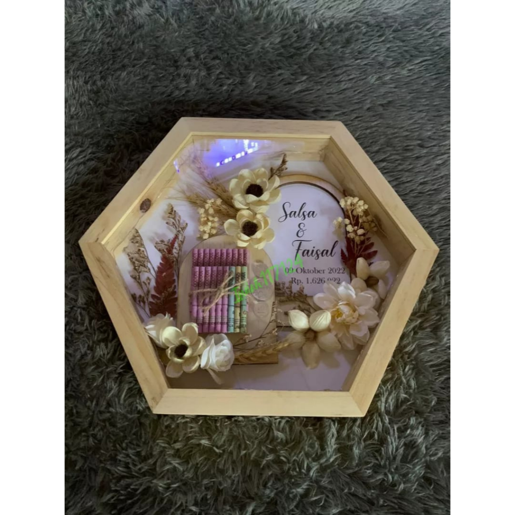 Jual MAHAR RUSTIC / BINGKAI MAHAR PERNIKAHAN / PIGURA MAHAR | Shopee Indonesia