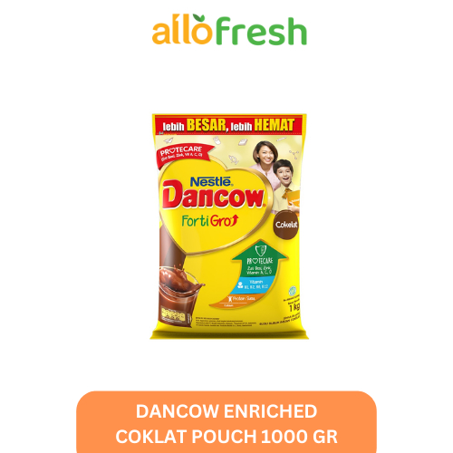 Jual Dancow Enriched Coklat Pouch 1000 gr | Shopee Indonesia