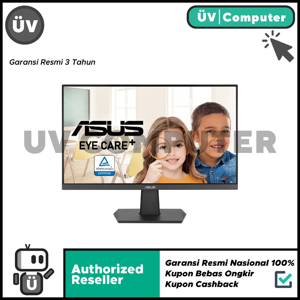 Jual Monitor LED LCD ASUS VA27EHF 27" inch IPS Full HD 100Hz | Shopee ...