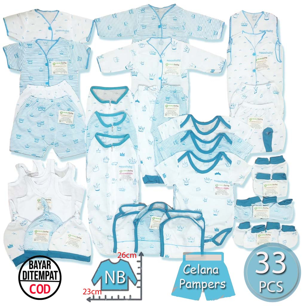 Jual 33 pcs BAJU BAYI NEWBORN PAKET BAJU BAYI BARU LAHIR SETELAN LENGAN ...