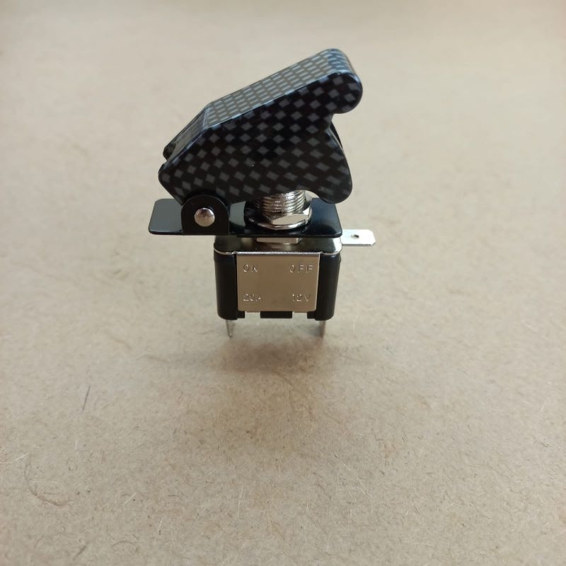 Jual toggle switch universal led karbon switch pilot led karbon ...