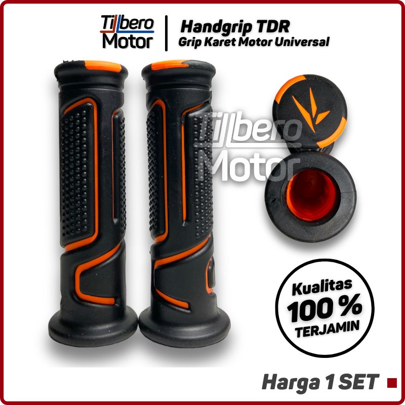 Jual Handgrip / Grip Stang karet Warna List TDR Motor universal ...