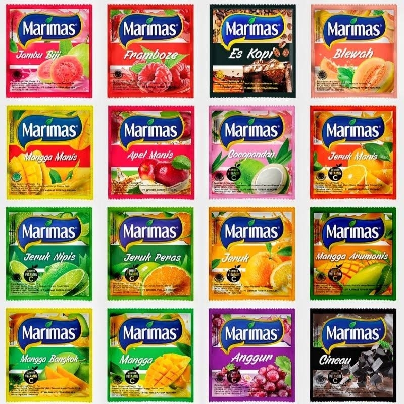 Jual minuman Serbuk Marimas Kemasan 1Renceng isi 10pcs | Shopee Indonesia