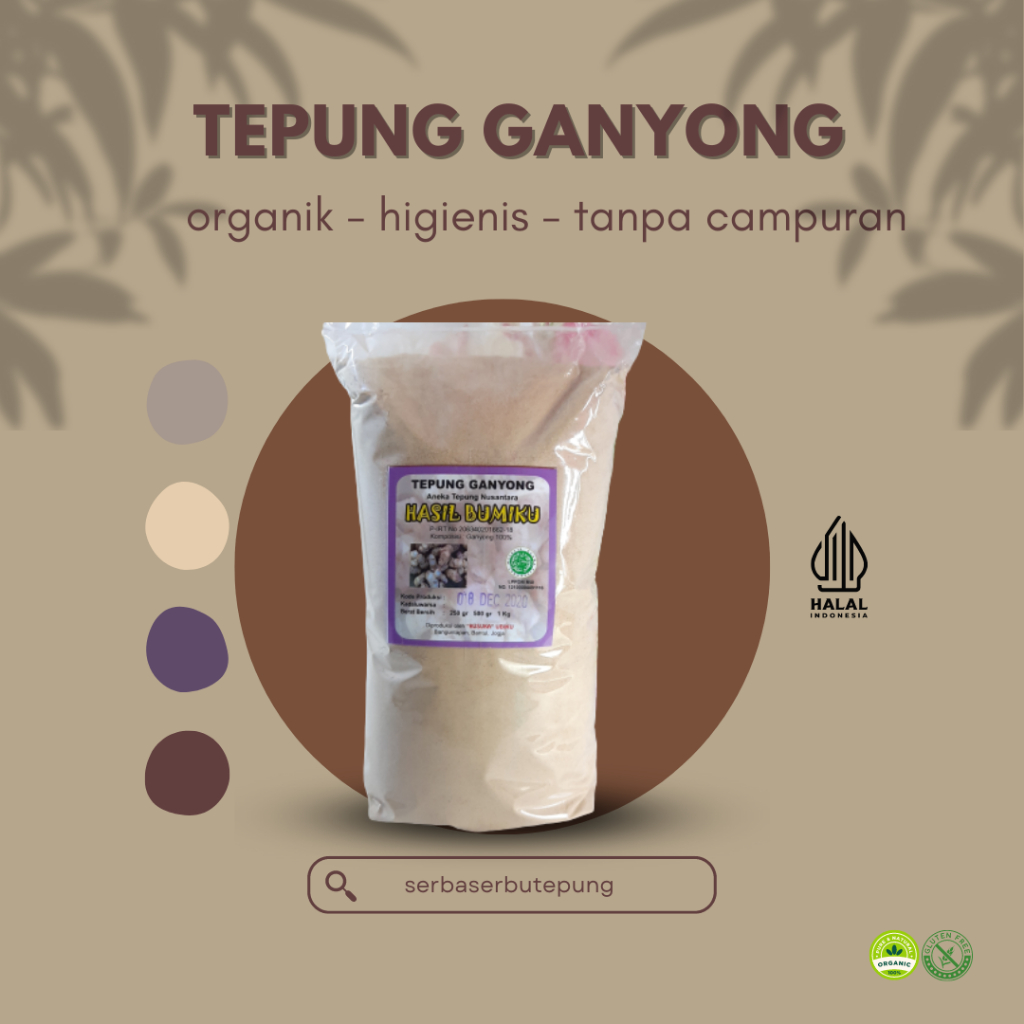 Jual Tepung Ganyong (1 Kg) | Tepung Umbi Ganyong Free Gluten | Tepung ...