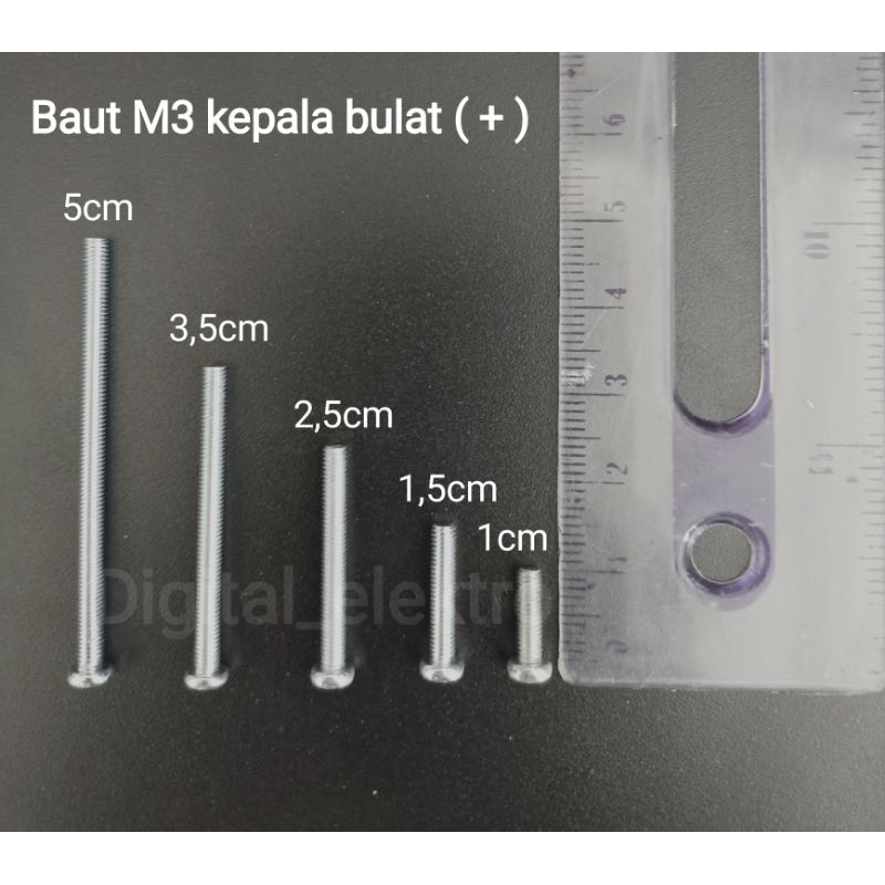 Jual baut 3mm Baut M3 Baut 3mm Per 10pcs | Shopee Indonesia