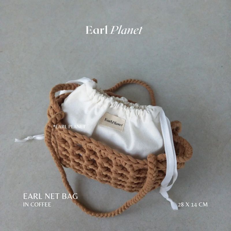 Jual EARL CROCHET NET BAG - TAS RAJUT HANDMADE - SHOULDER BAG RAJUT ...