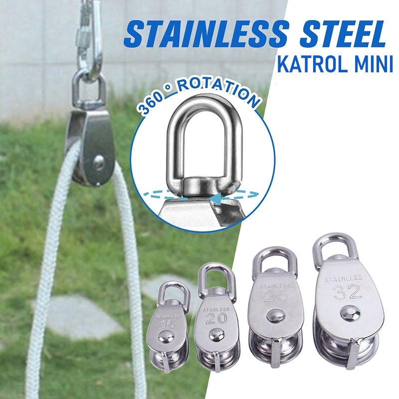 Jual Kerekan Mini Katrol Burung Bendera Air Sumur Serbaguna Stainless ...