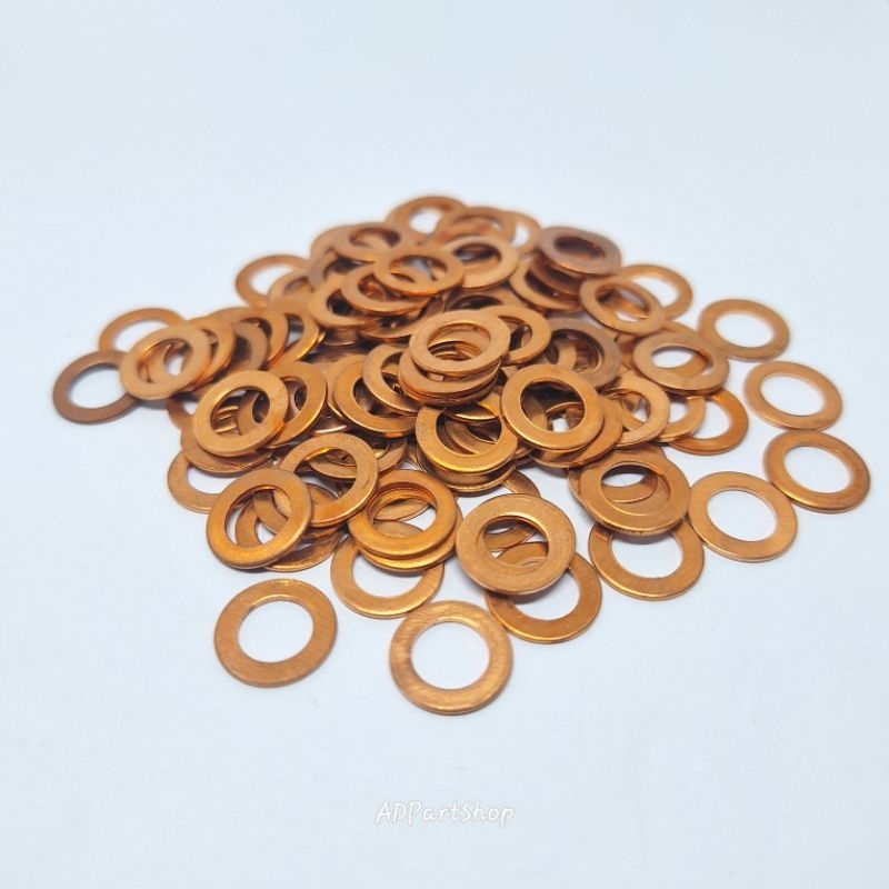 Jual RING TEMBAGA RING OLI M8 / 8x14 BAUT 12 M-8 COOPER 8MM TEBAL 1MM ...