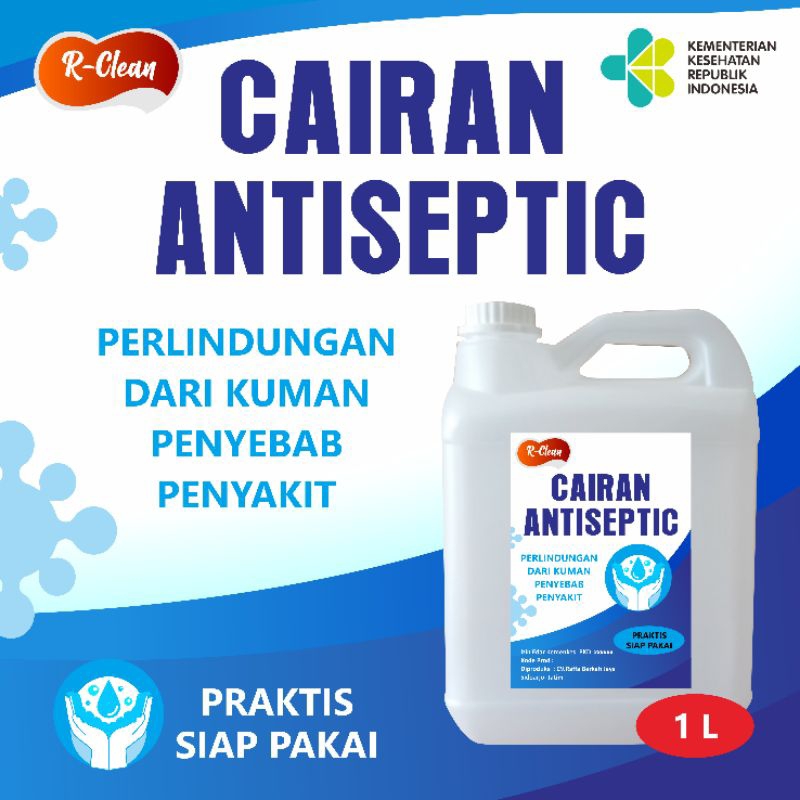 Jual R-CLEAN Cairan Antiseptic Handsanitizer cair putihan aneka aroma ...