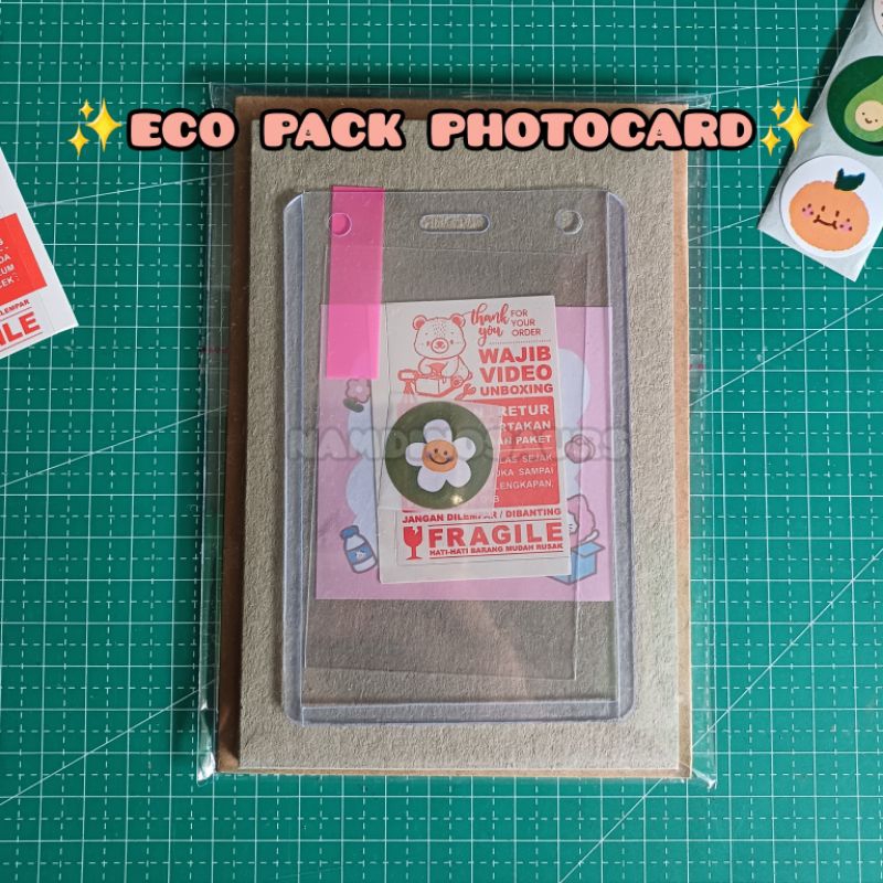 Jual (set) eco packing photocard | Shopee Indonesia