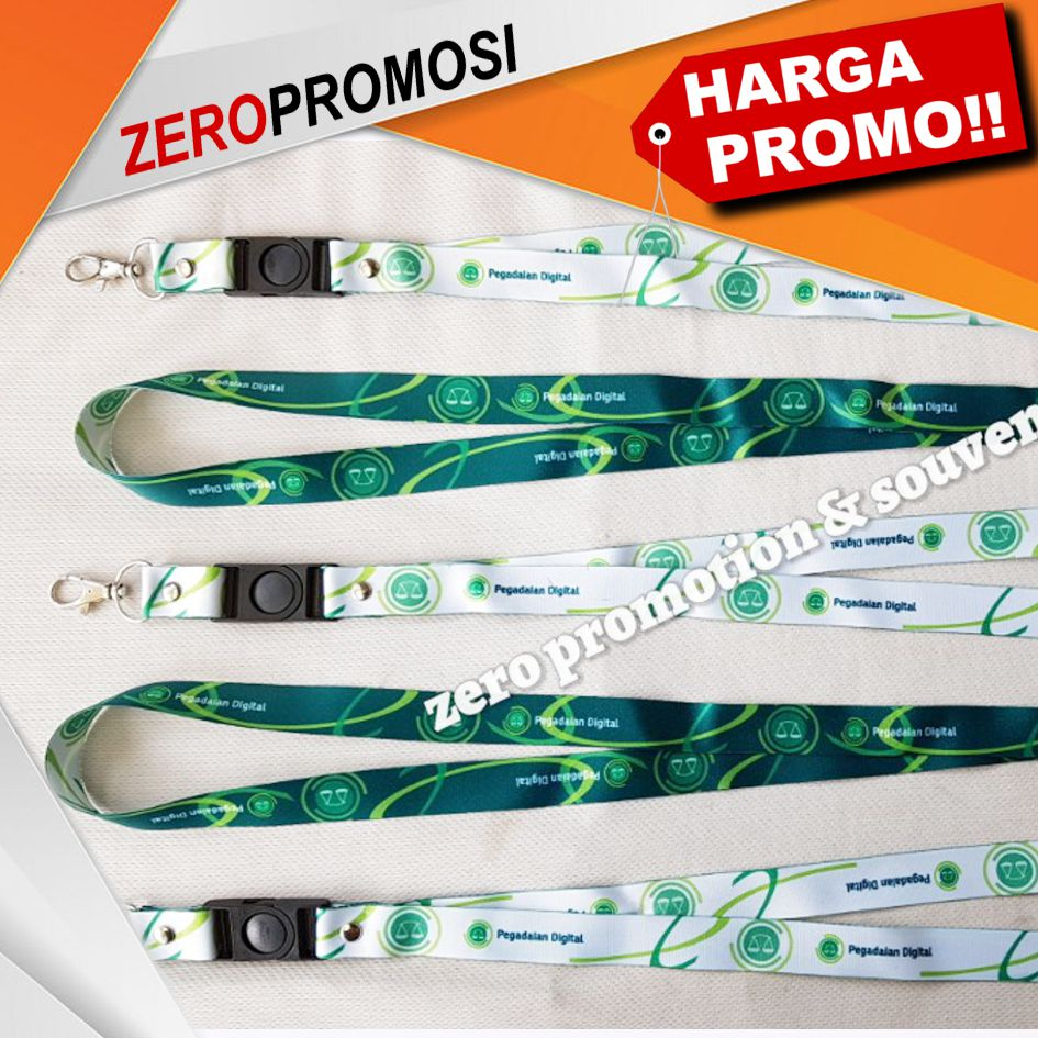 Jual Tali ID Card - Lanyard ID Card Printing Lebar 2cm Bahan Tissue ...
